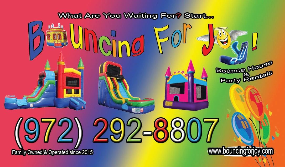 Bouncing 4 Joy Bounce House & Rentals Frisco, Texas